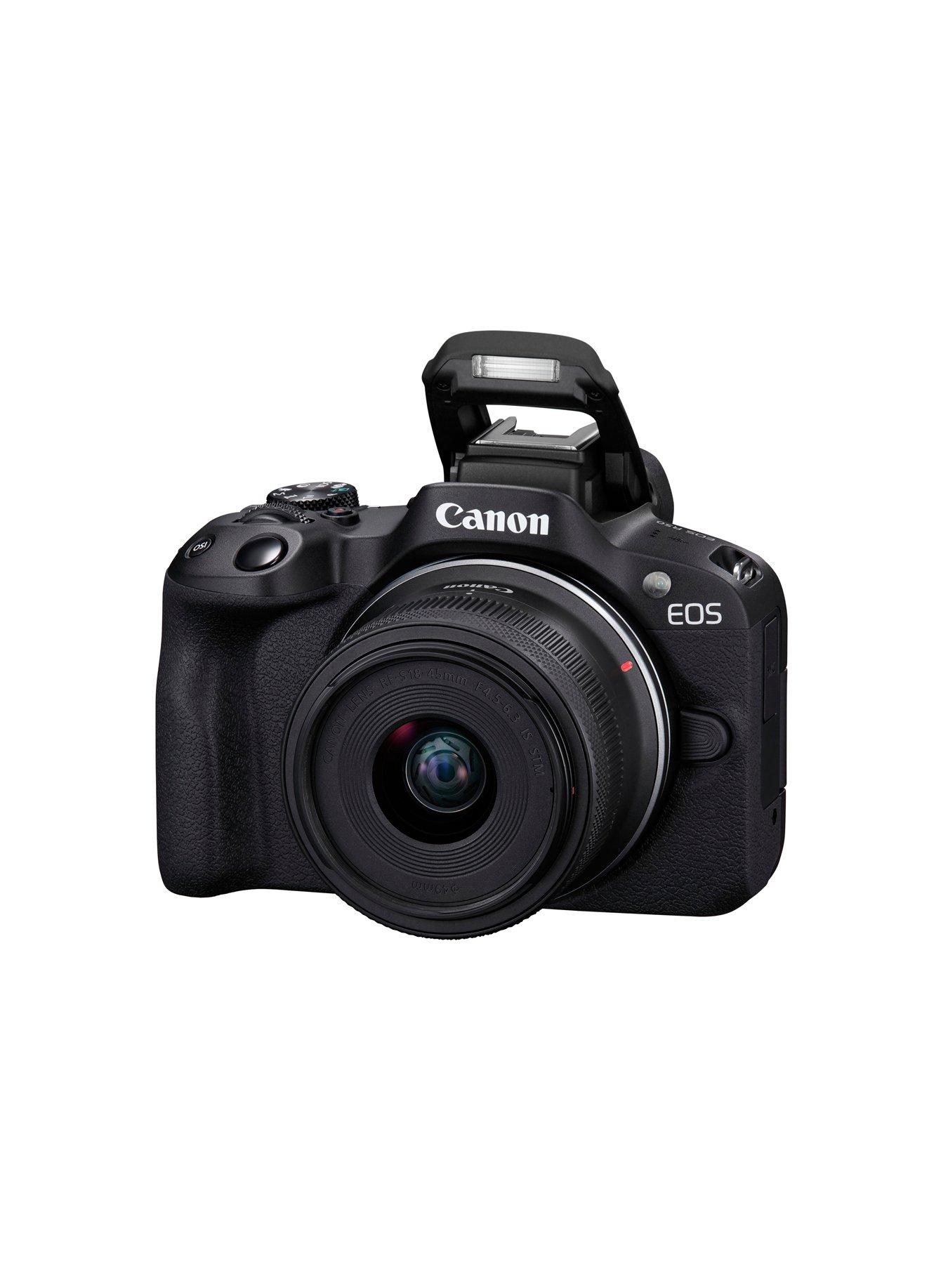 Canon EOS R50 Camera Kit inc Canon RF-S 18-45mm Lens, Sandisk 128GB SD ...
