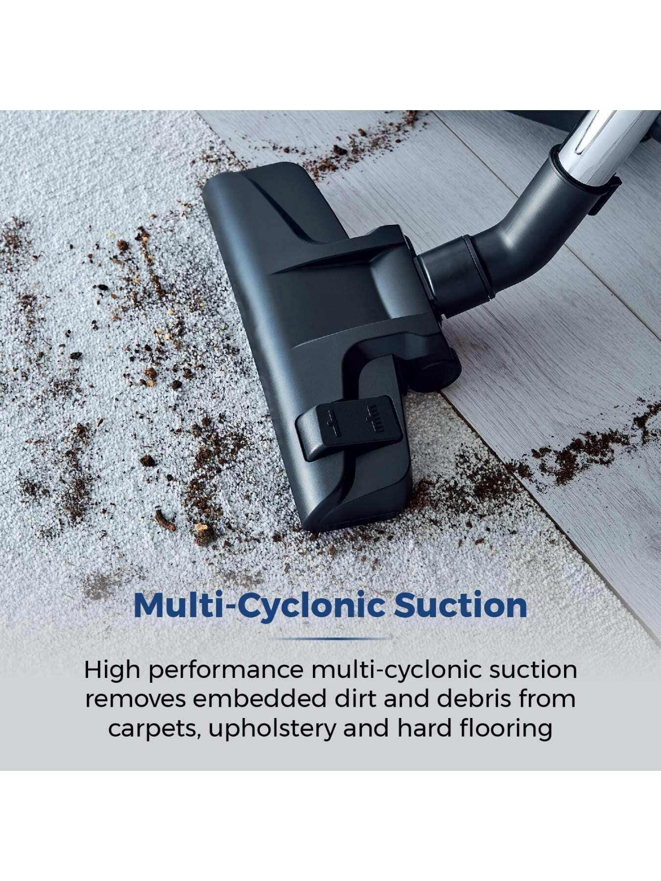 Tower TXP10 Multi-Cyclonic Cylinder Vacuum Cleaner with HEPA Filter ...