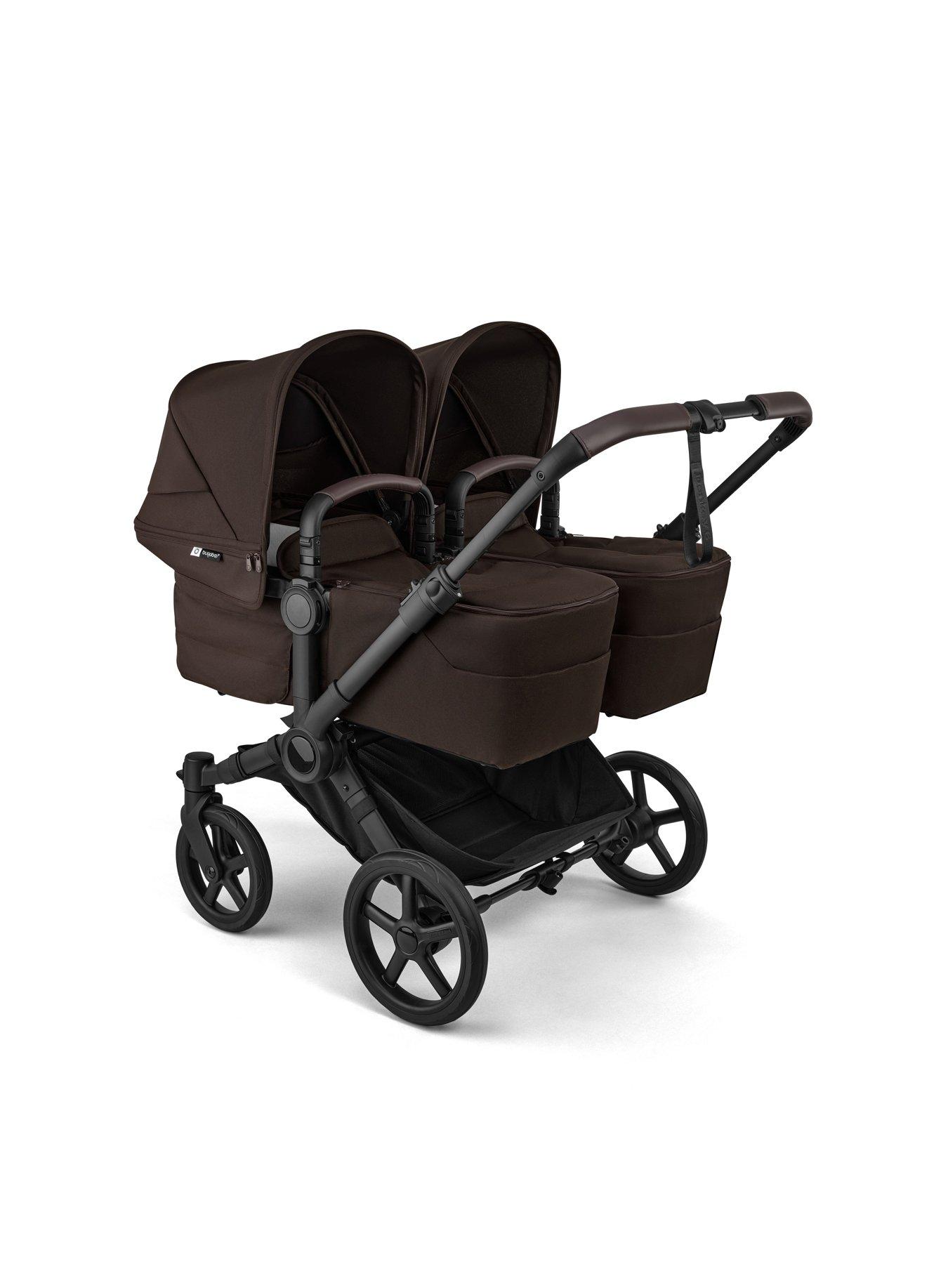 Bugaboo Donkey 6 Twin Carrycot Fabric Complete - Cocoa Brown | Very Ireland
